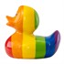Rainbow Rubber Duck is a bright and playful giveaway designed to add c