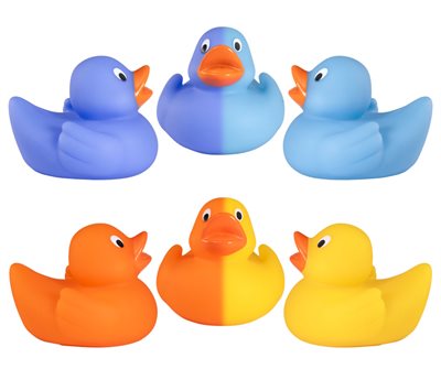 The Colour Changing Rubber Duck is a playful and interactive giveaway